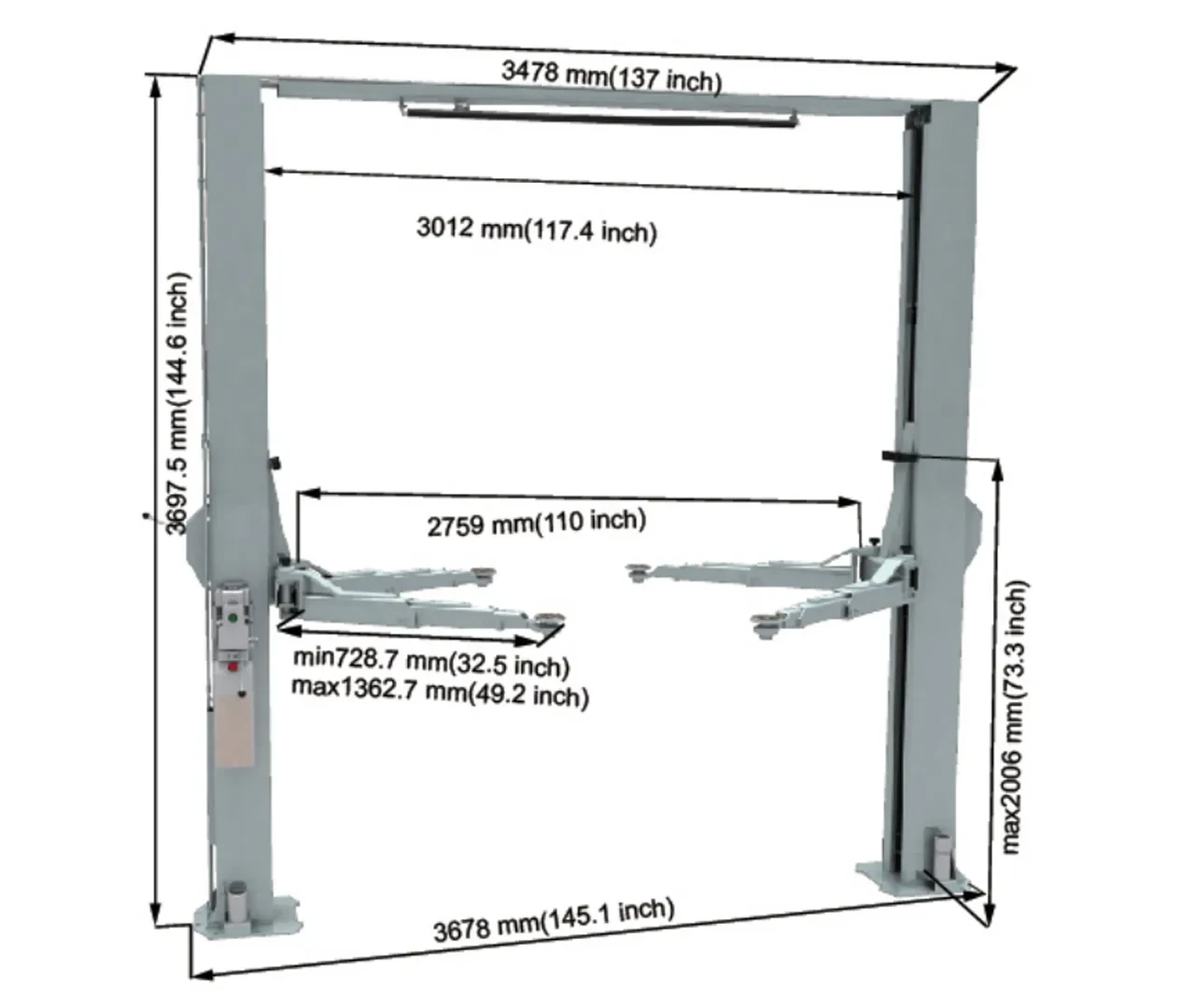 ECO 1145 Gantry Lift - TATA Lift