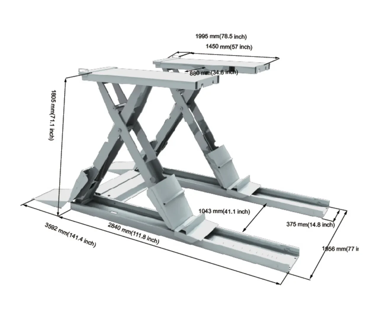 SLS3500 Scissor Lift - TATA Lift